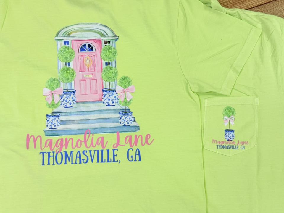 Comfort Color Tee Topiary Magnolia Lane – Magnolia Lane